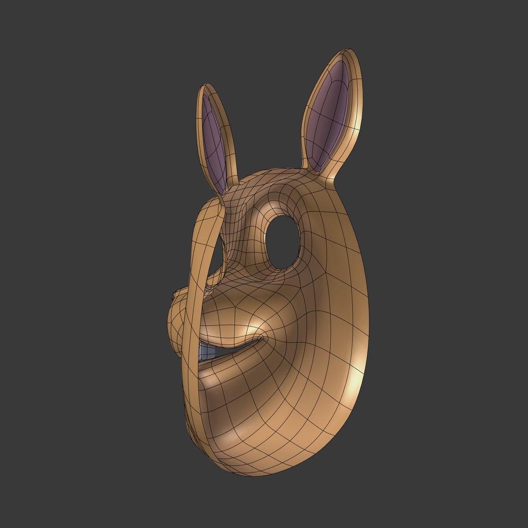 Rabbit Mask 3D Model - TurboSquid 1455014