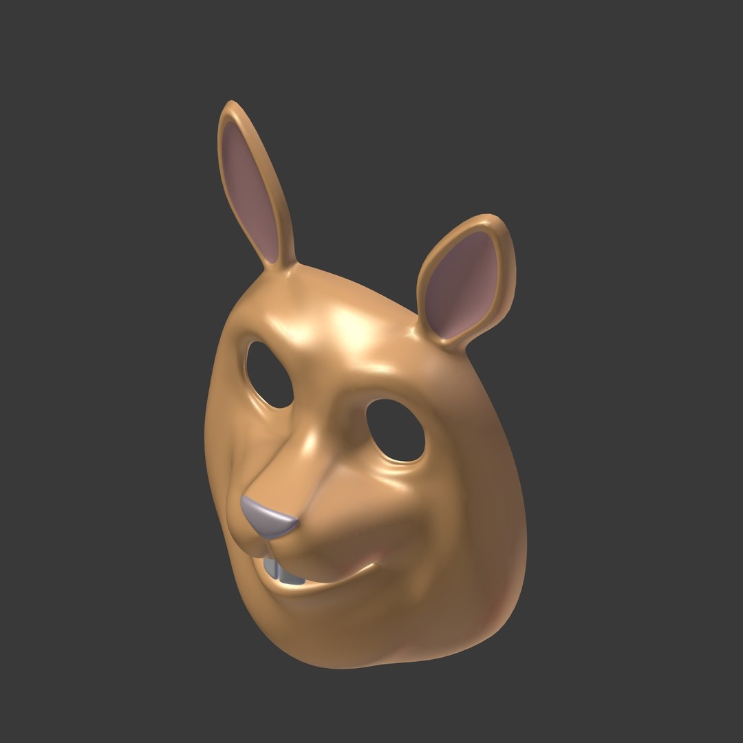 Rabbit Mask 3D Model - TurboSquid 1455014