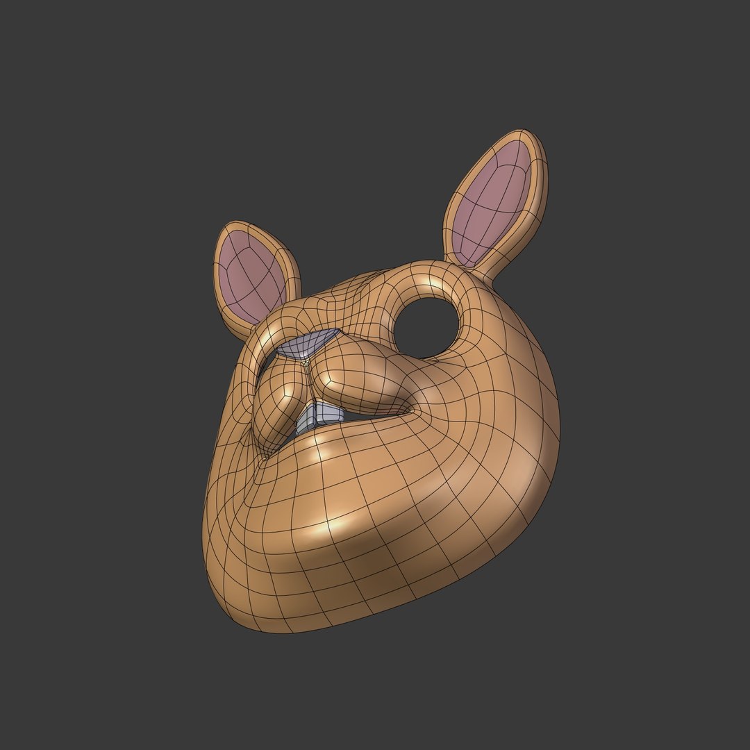 Rabbit Mask 3D Model - TurboSquid 1455014