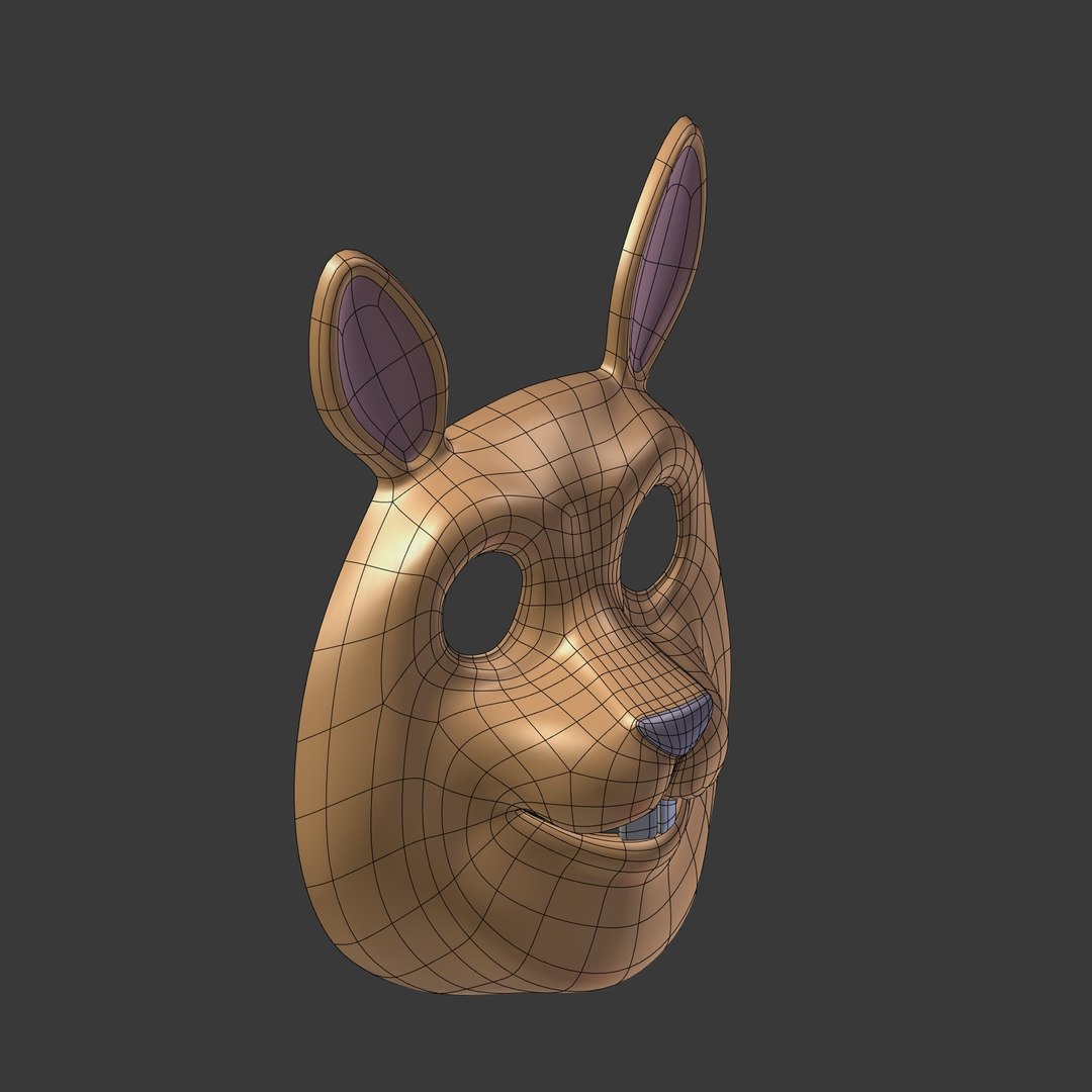 Rabbit Mask 3D Model - TurboSquid 1455014