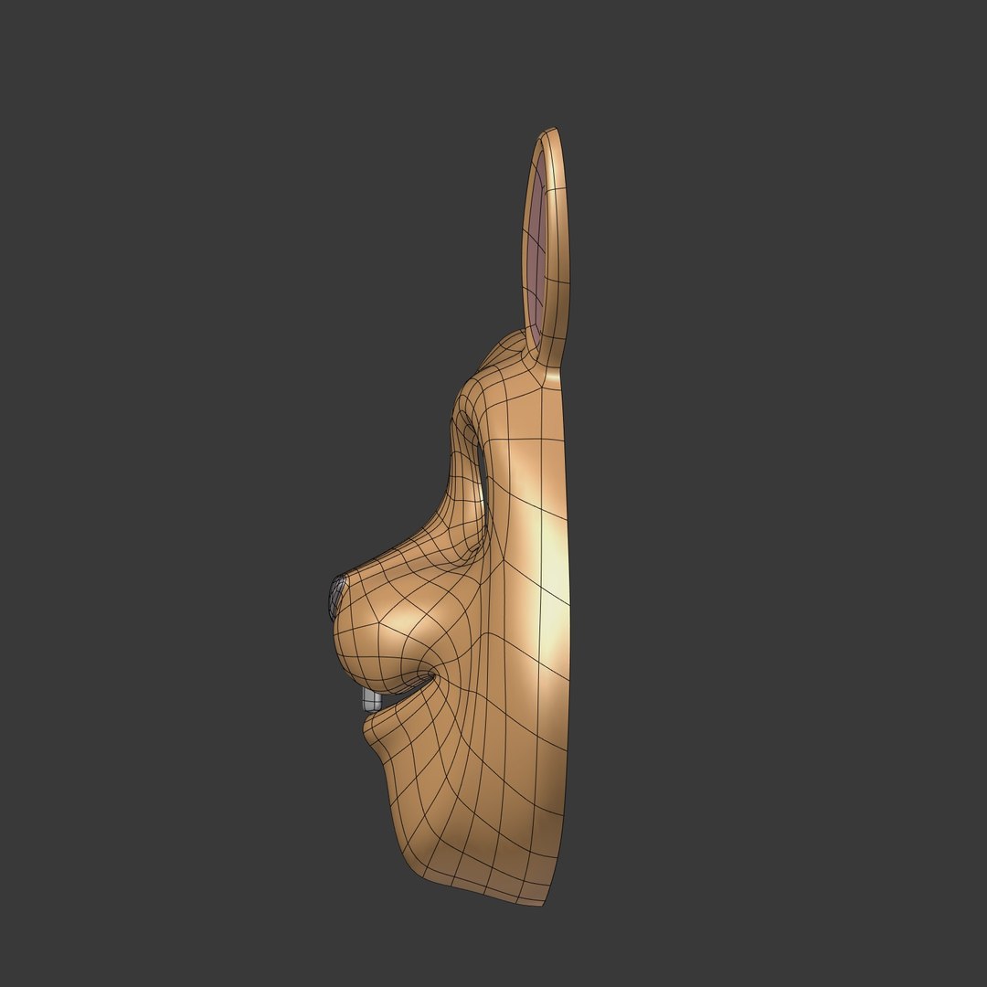 Rabbit Mask 3D Model - TurboSquid 1455014
