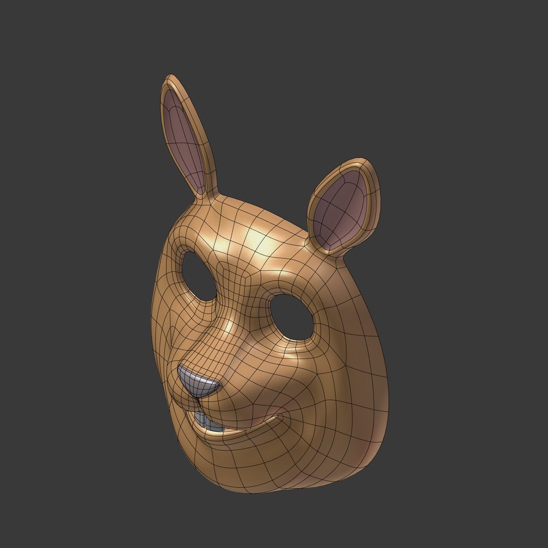 Rabbit Mask 3D Model - TurboSquid 1455014
