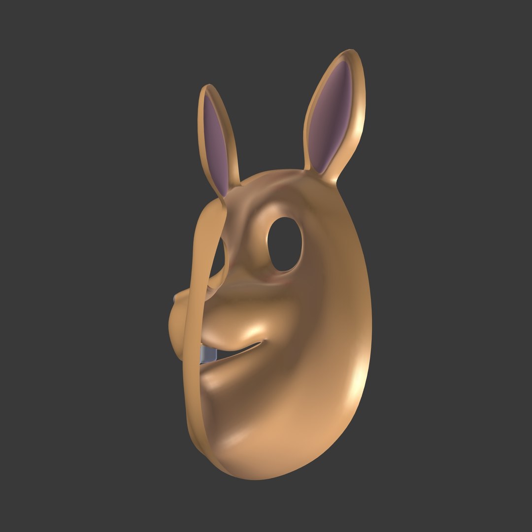 Rabbit Mask 3D Model - TurboSquid 1455014