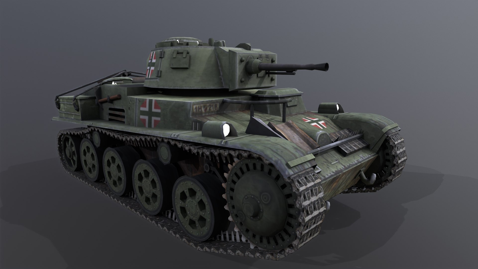 Toldi I Light Tank Model - TurboSquid 2180698