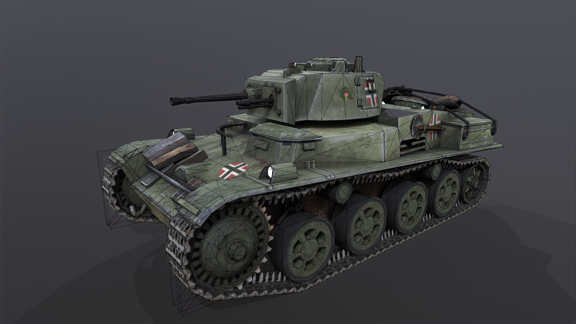 Toldi I Light Tank Model - TurboSquid 2180698