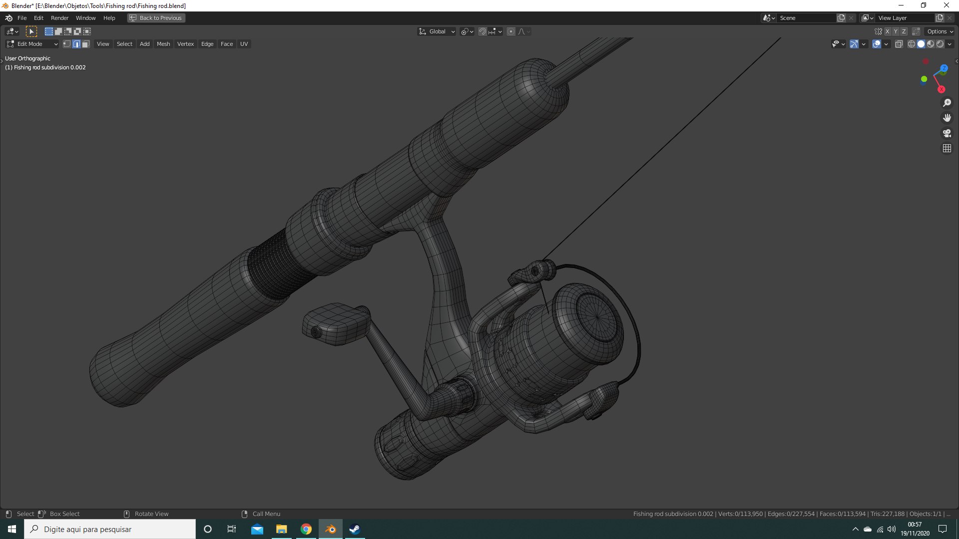 Fish Rod 3D - TurboSquid 1651142