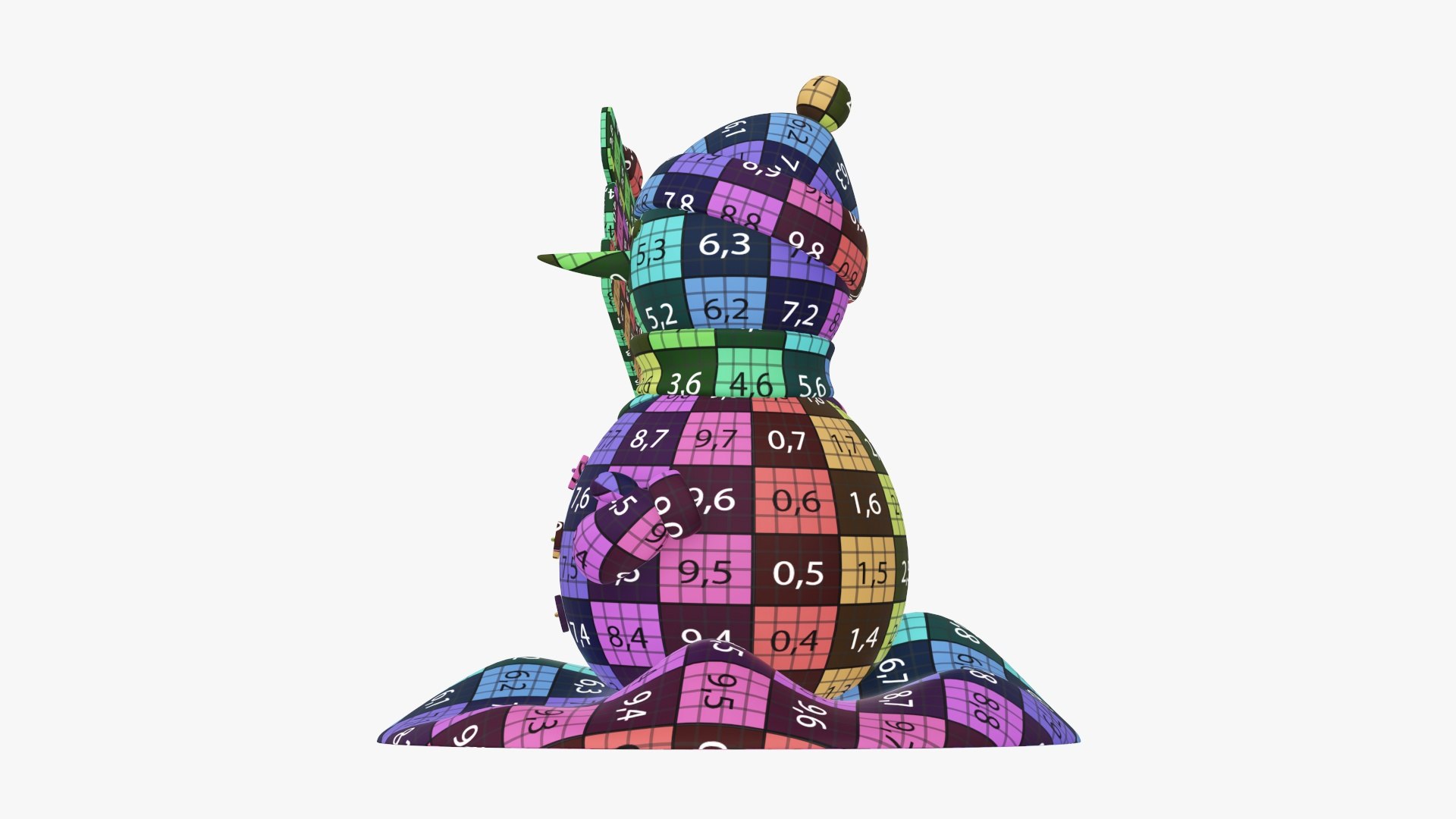 3D Snowman Snow Signboard Model - TurboSquid 1645265