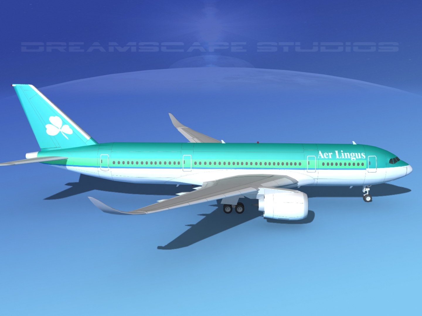 Airbus A350 3d Model