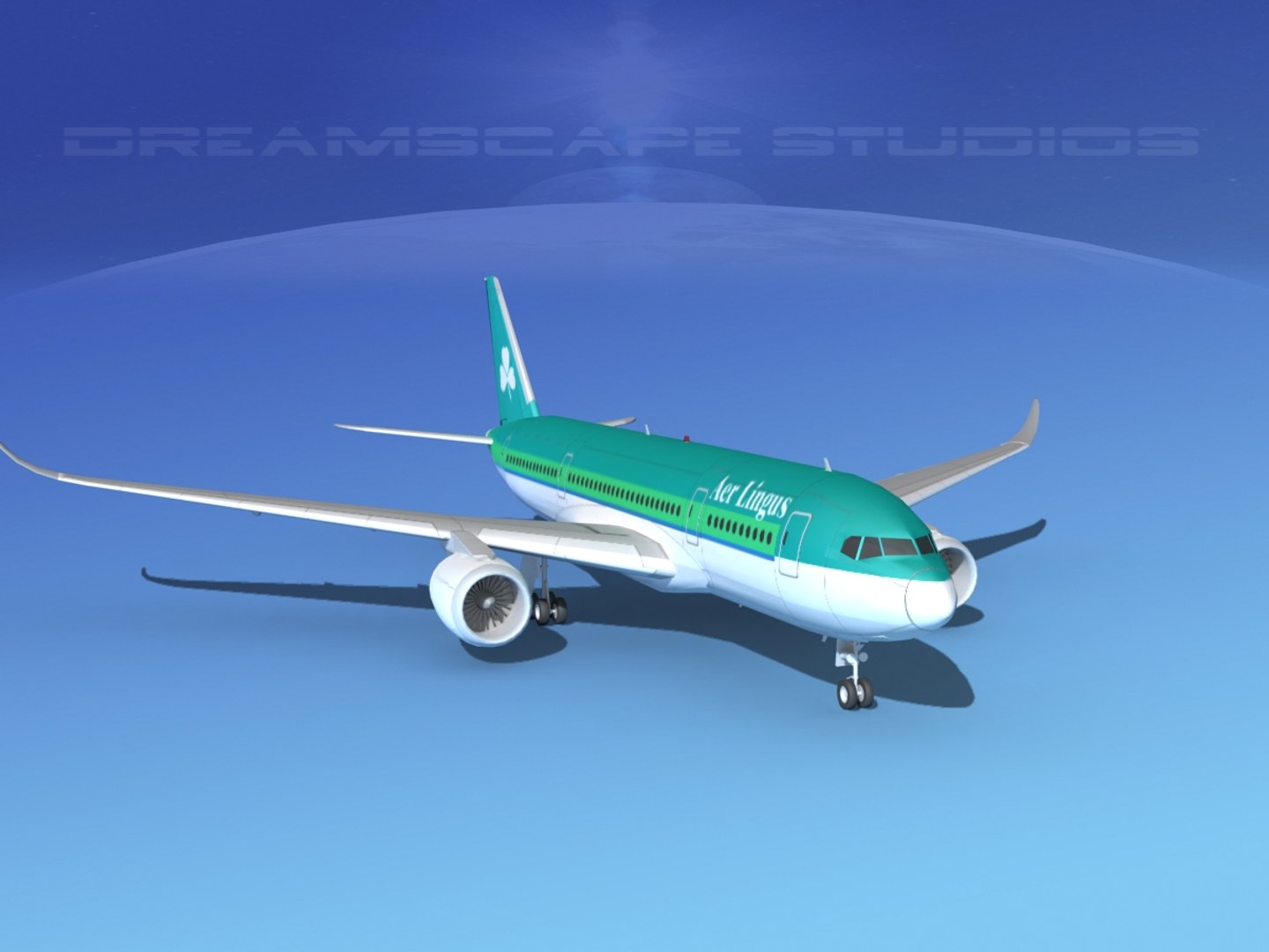 Airbus A350 3d Model