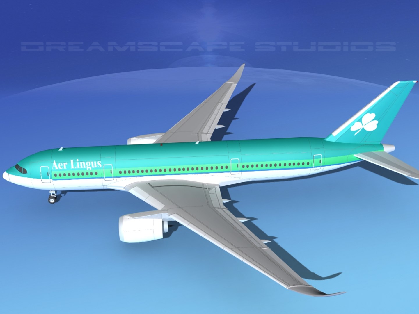 Airbus A350 3d Model