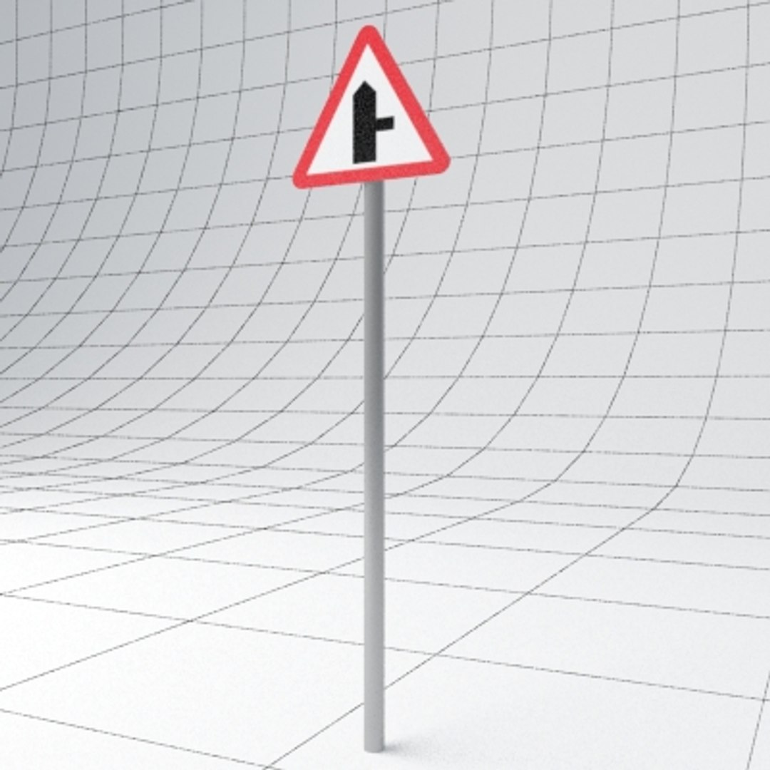 3d traffic road ahead right