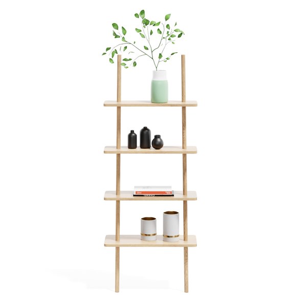 Oak Display Shelf 3D model - TurboSquid 1959602