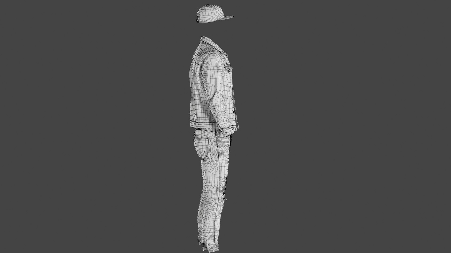 Mesh Men S Jeans 3D Model - TurboSquid 1668504