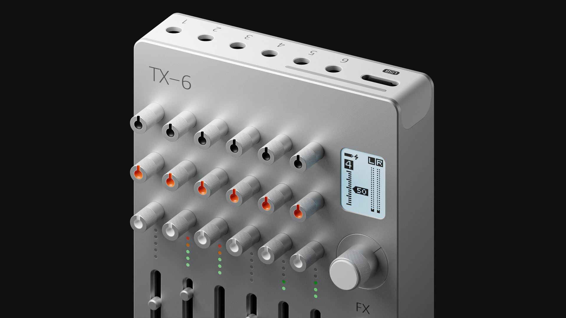 3D Model Sound Mixer Teenage Engineering TX-6 - TurboSquid 2323370