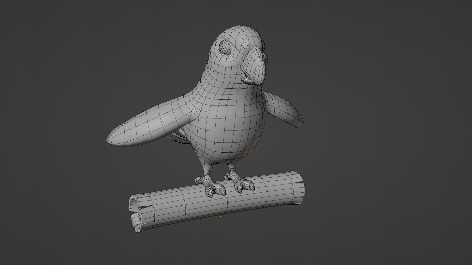 3D Cartoon Ara Parrot Animated And Rigged Base Mesh Model - TurboSquid ...