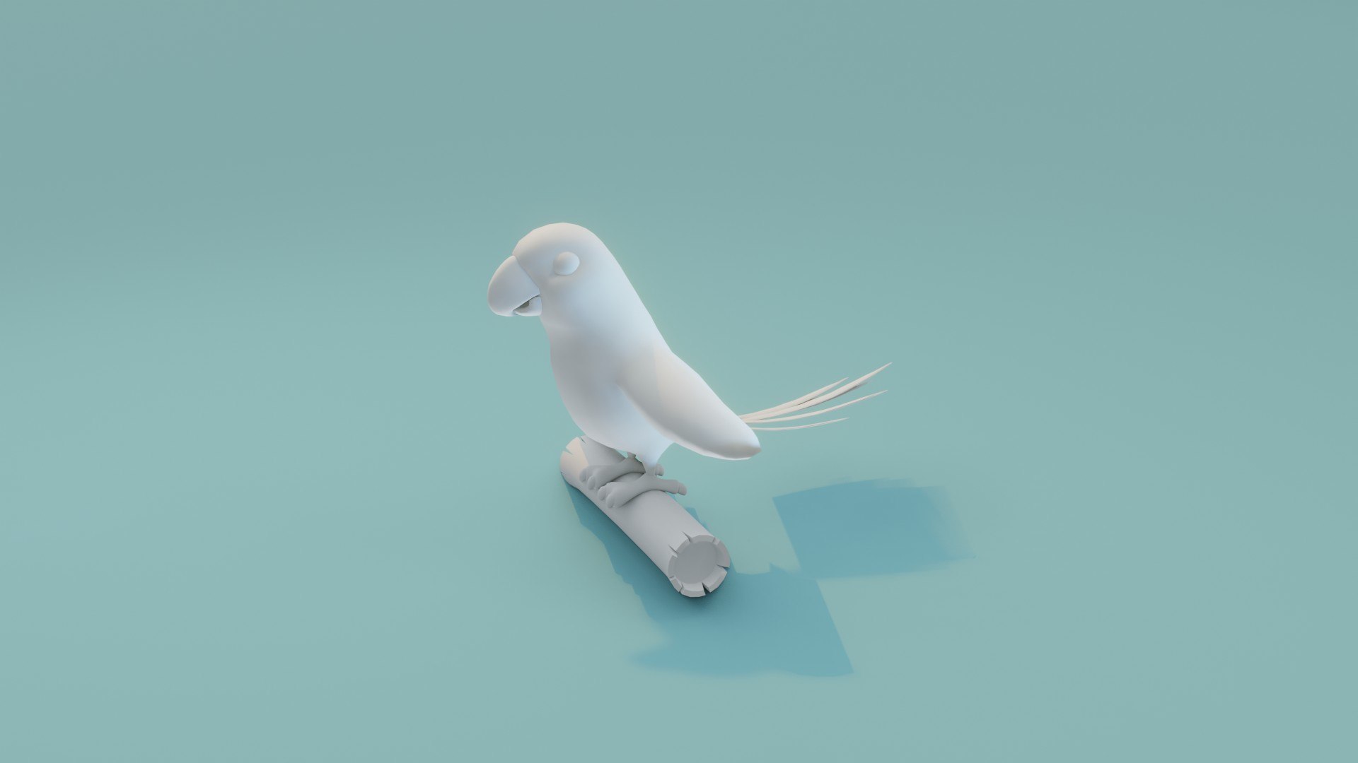 3D Cartoon Ara Parrot Animated And Rigged Base Mesh Model - TurboSquid ...