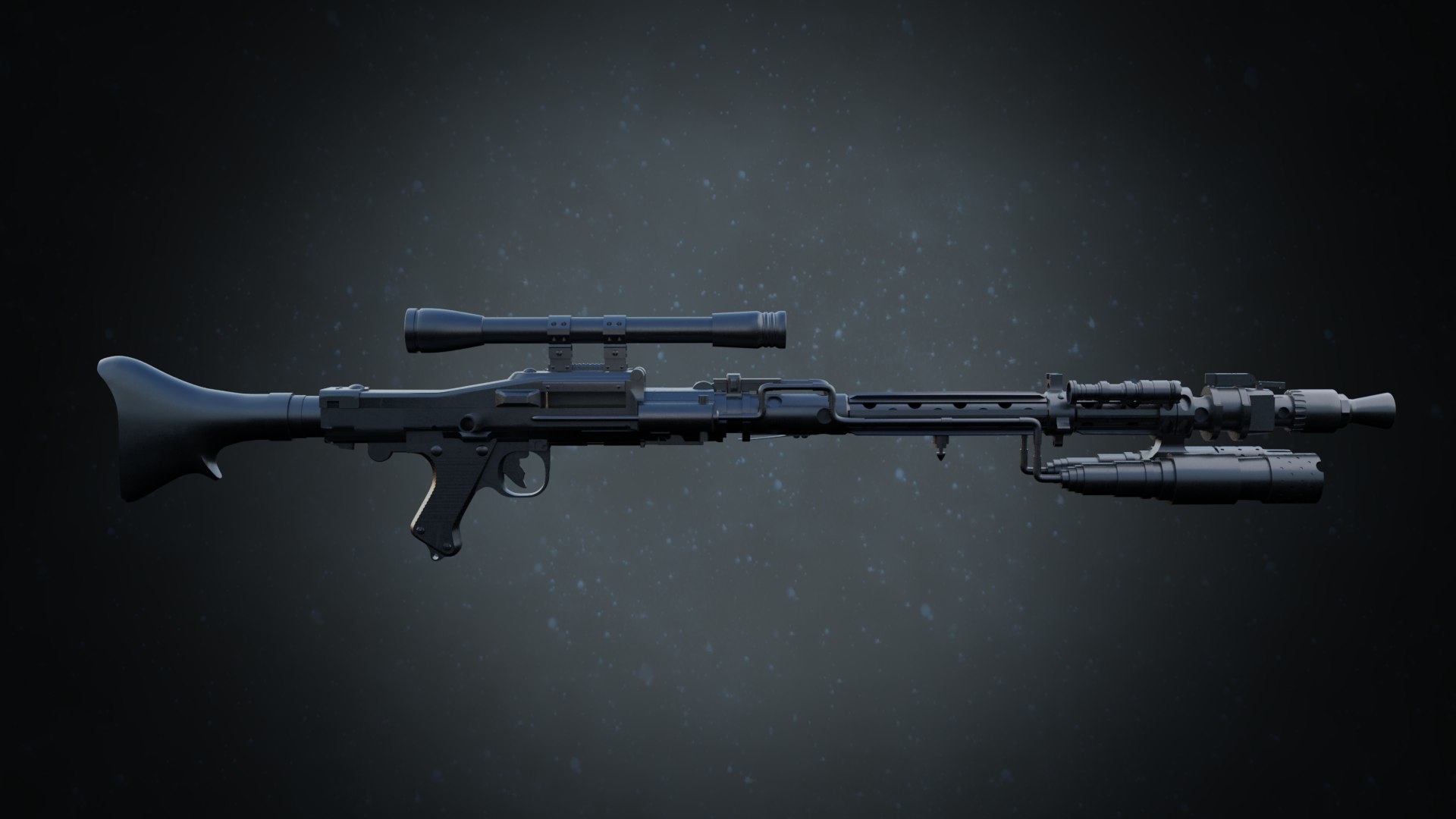 Dlt 19x Blaster Weapon 3D Model - TurboSquid 1339330