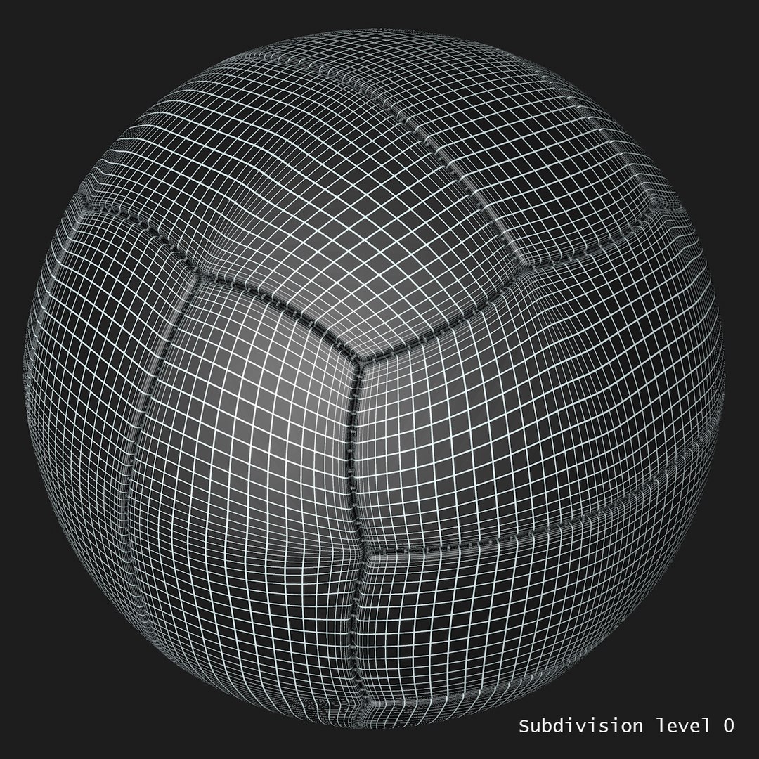 3d model vintage soccer ball