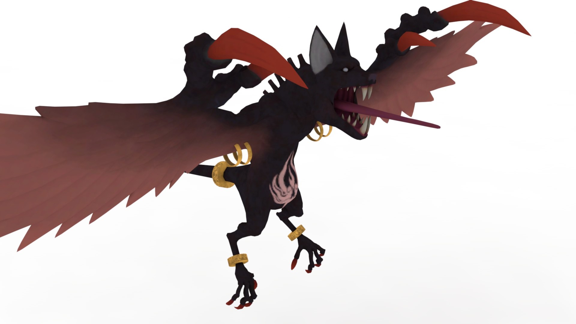 Bat Rigged And Animated 3D Model - TurboSquid 2336785