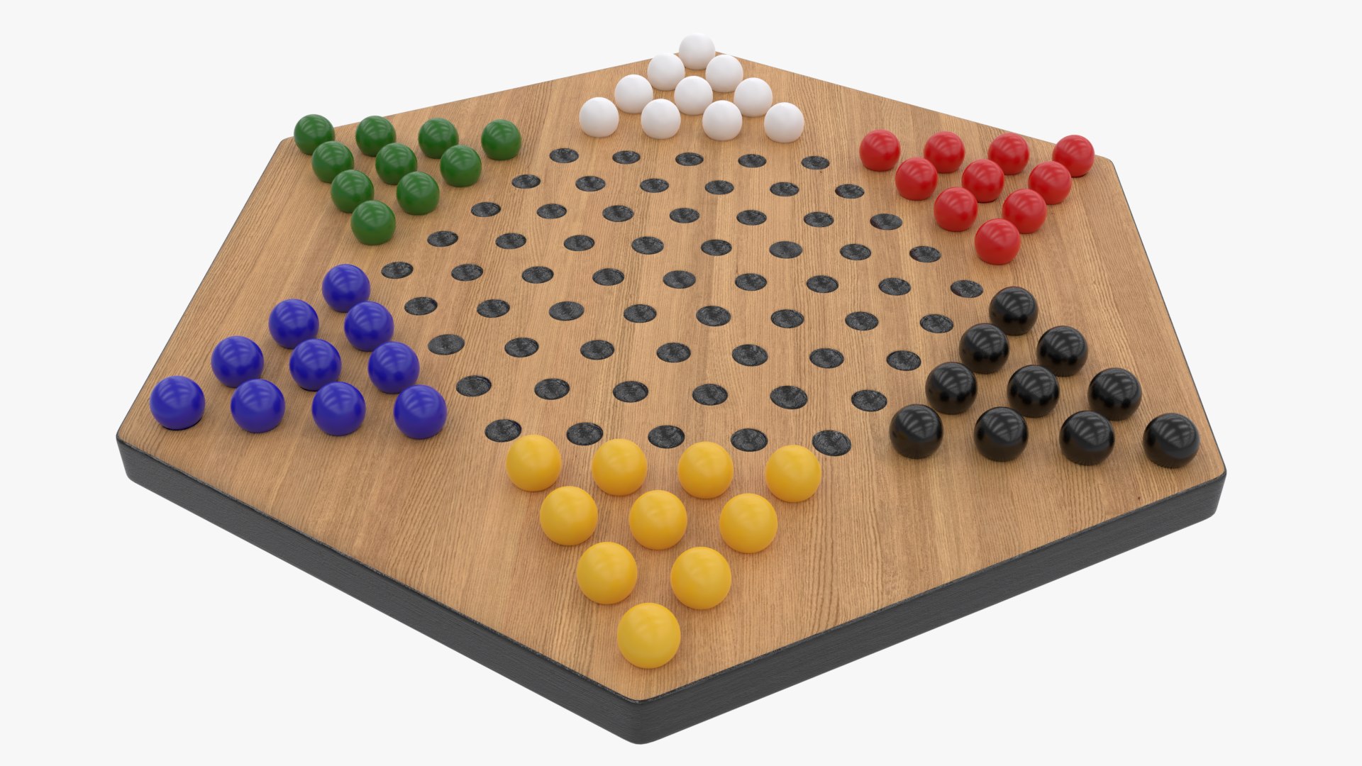 3D Chinese Checkers Colored Balls - TurboSquid 1696863