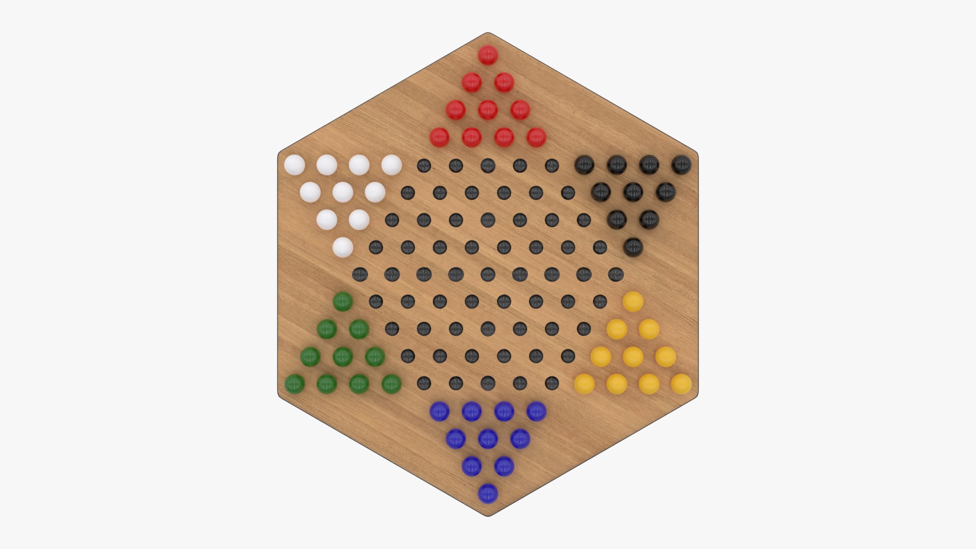 3D Chinese Checkers Colored Balls - TurboSquid 1696863