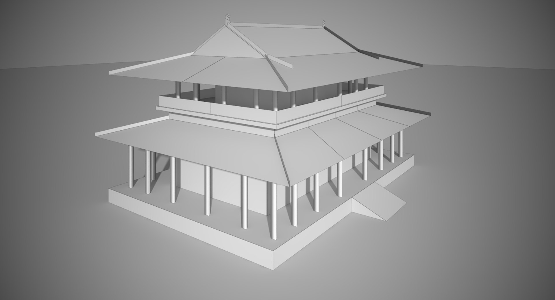 Chinese Palace Model - TurboSquid 1154870