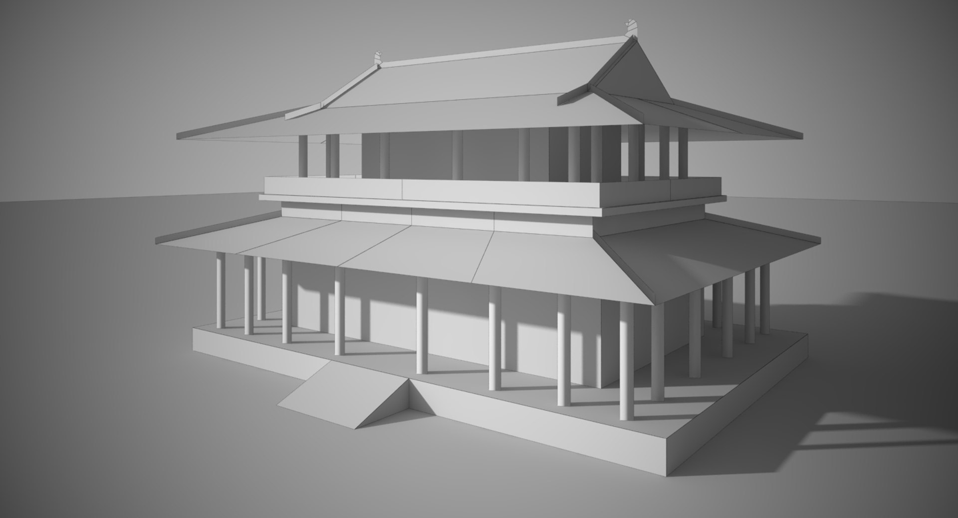 Chinese Palace Model - TurboSquid 1154870