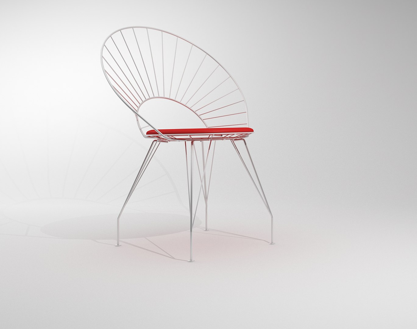 3d Model Chair Steel