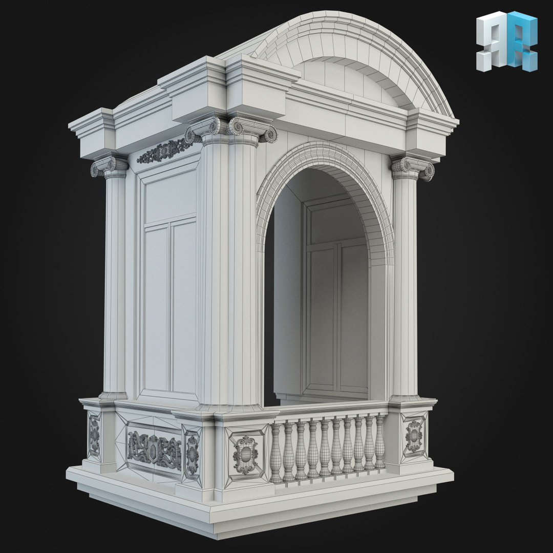 architectural modules 3d max