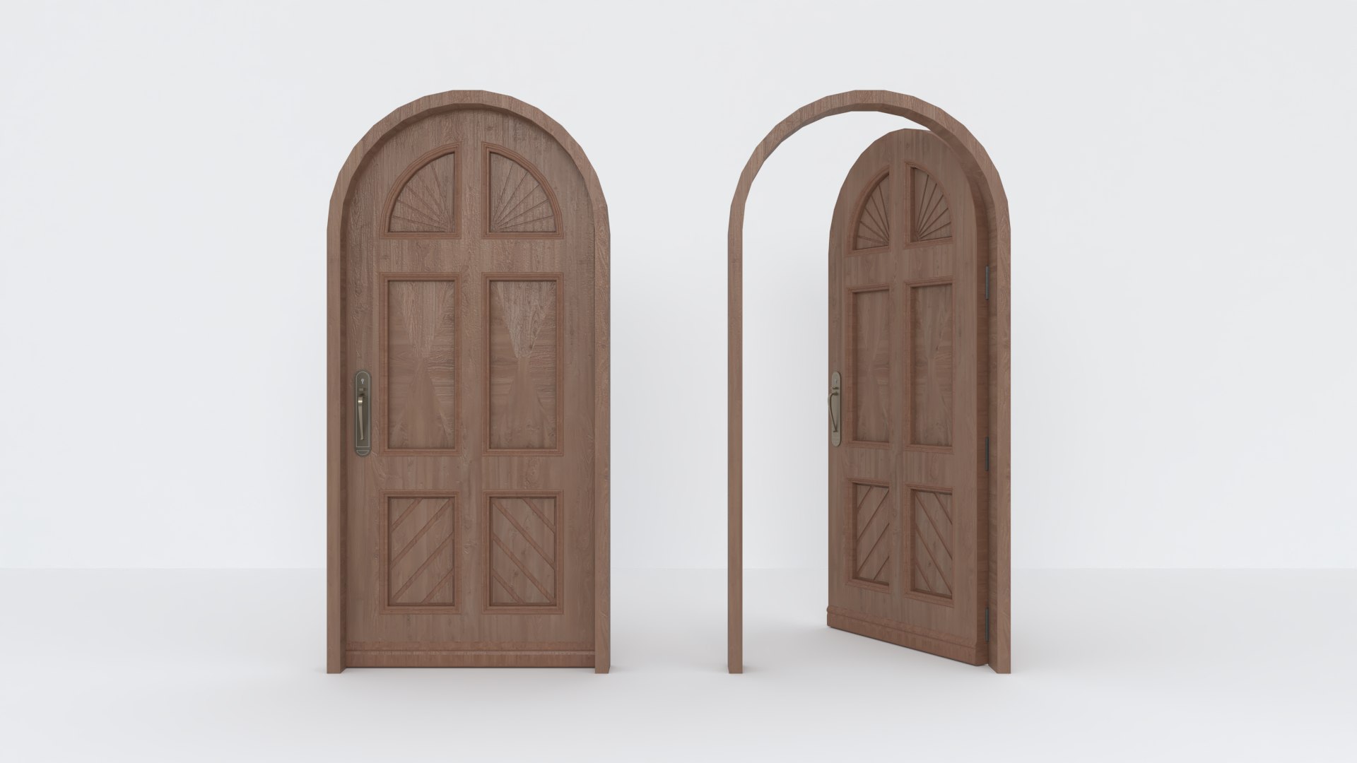 Vintage Wooden Door 3D Model - TurboSquid 2022558