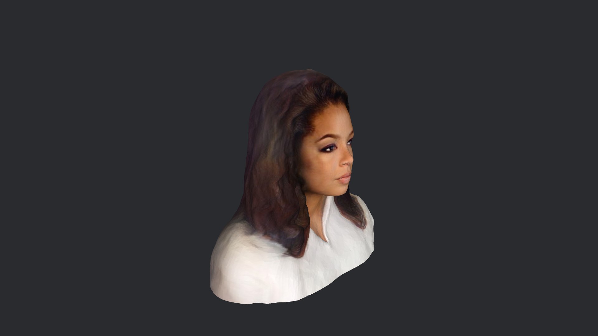 3D Oprah Winfrey- Realistic Bust Head Ready 3d Model Model - TurboSquid ...
