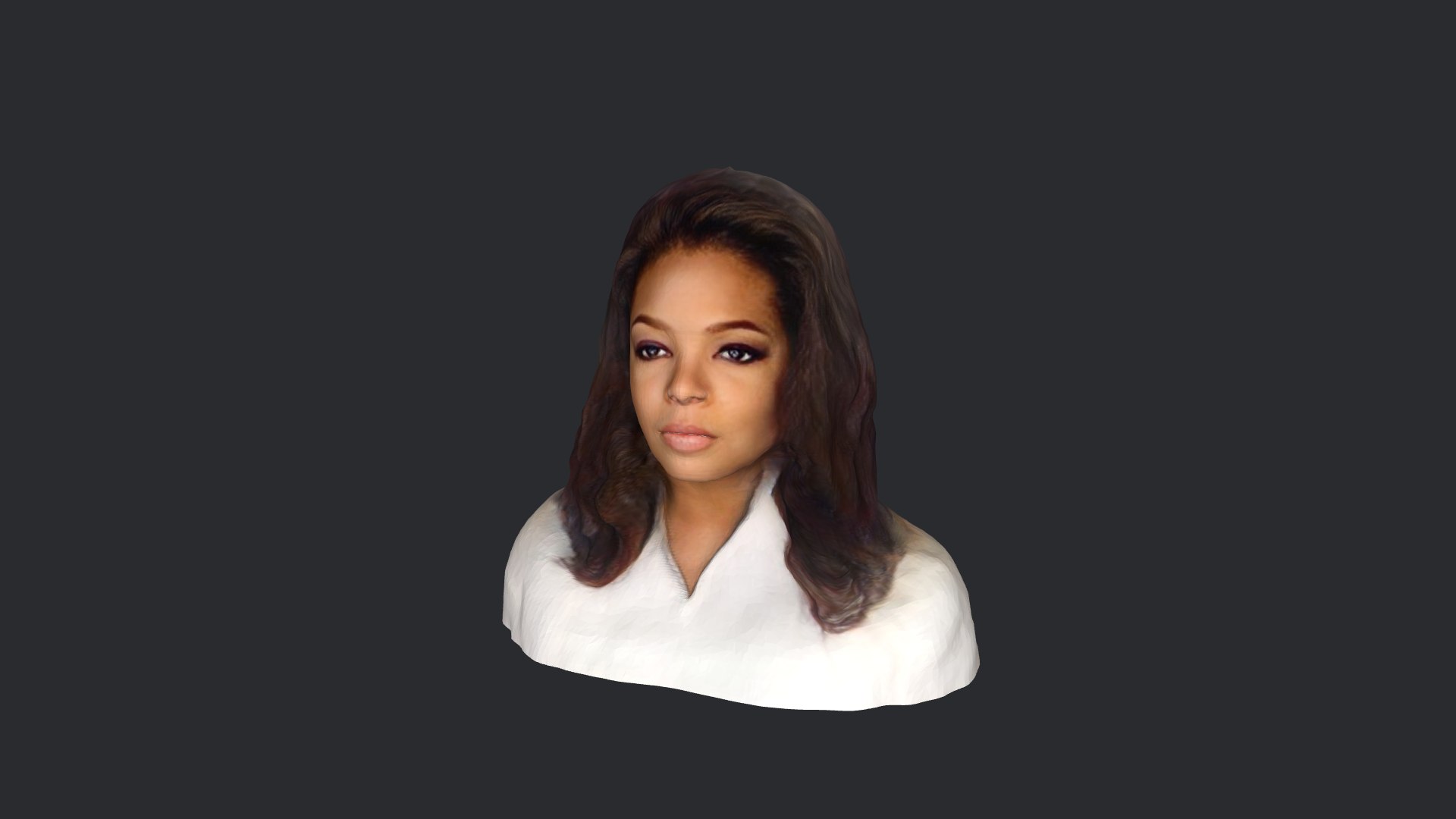 3D Oprah Winfrey- Realistic Bust Head Ready 3d Model Model - TurboSquid ...