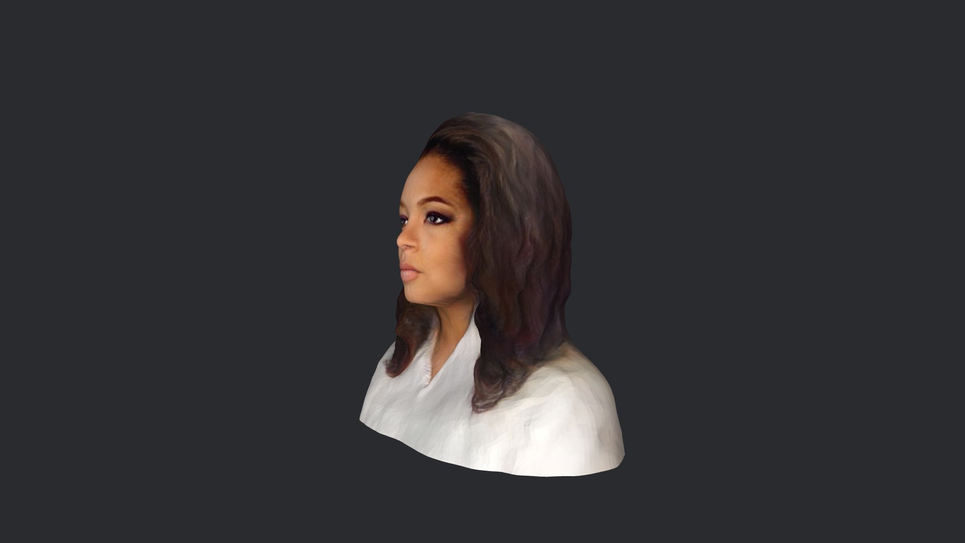 3D Oprah Winfrey- Realistic Bust Head Ready 3d Model Model - TurboSquid ...