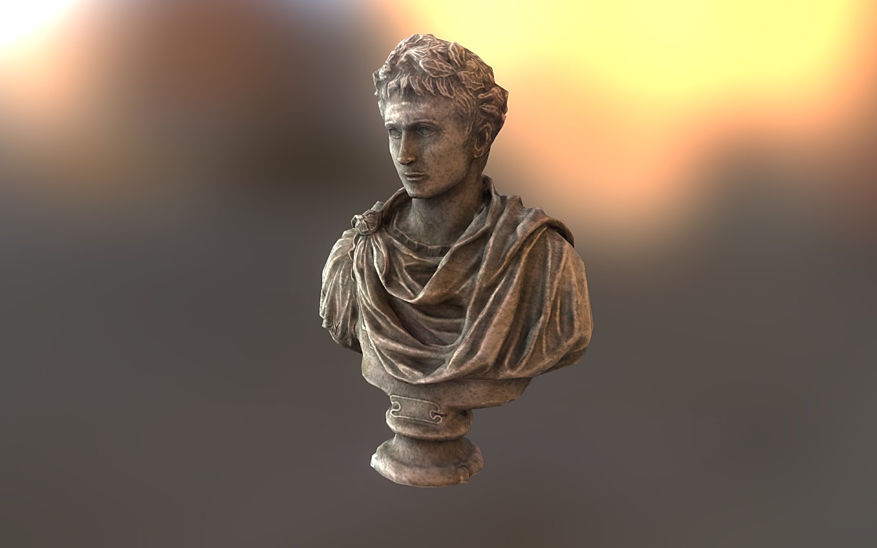 3d octave auguste bust