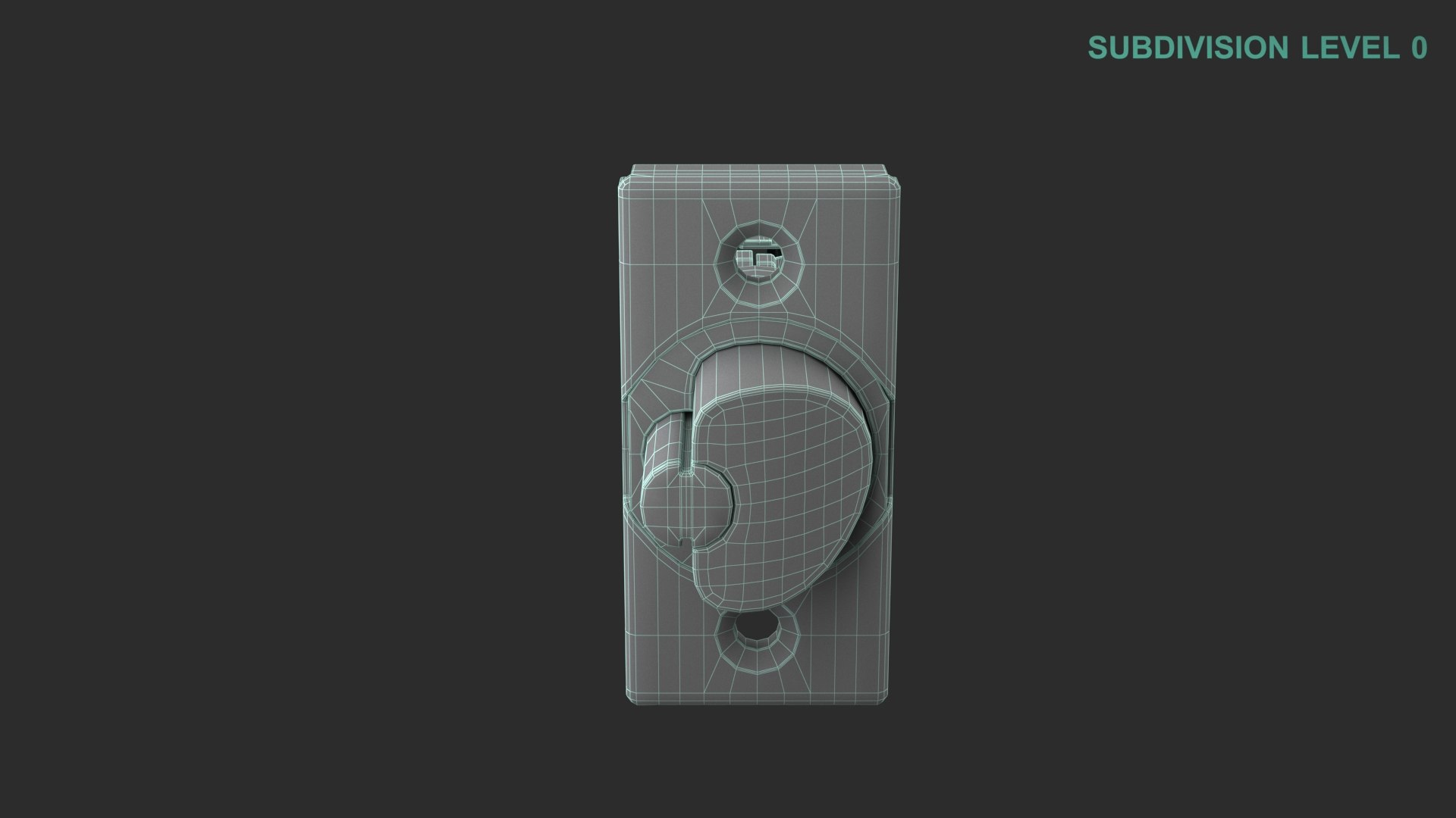 3D Smart Door Lock Model - TurboSquid 2139682