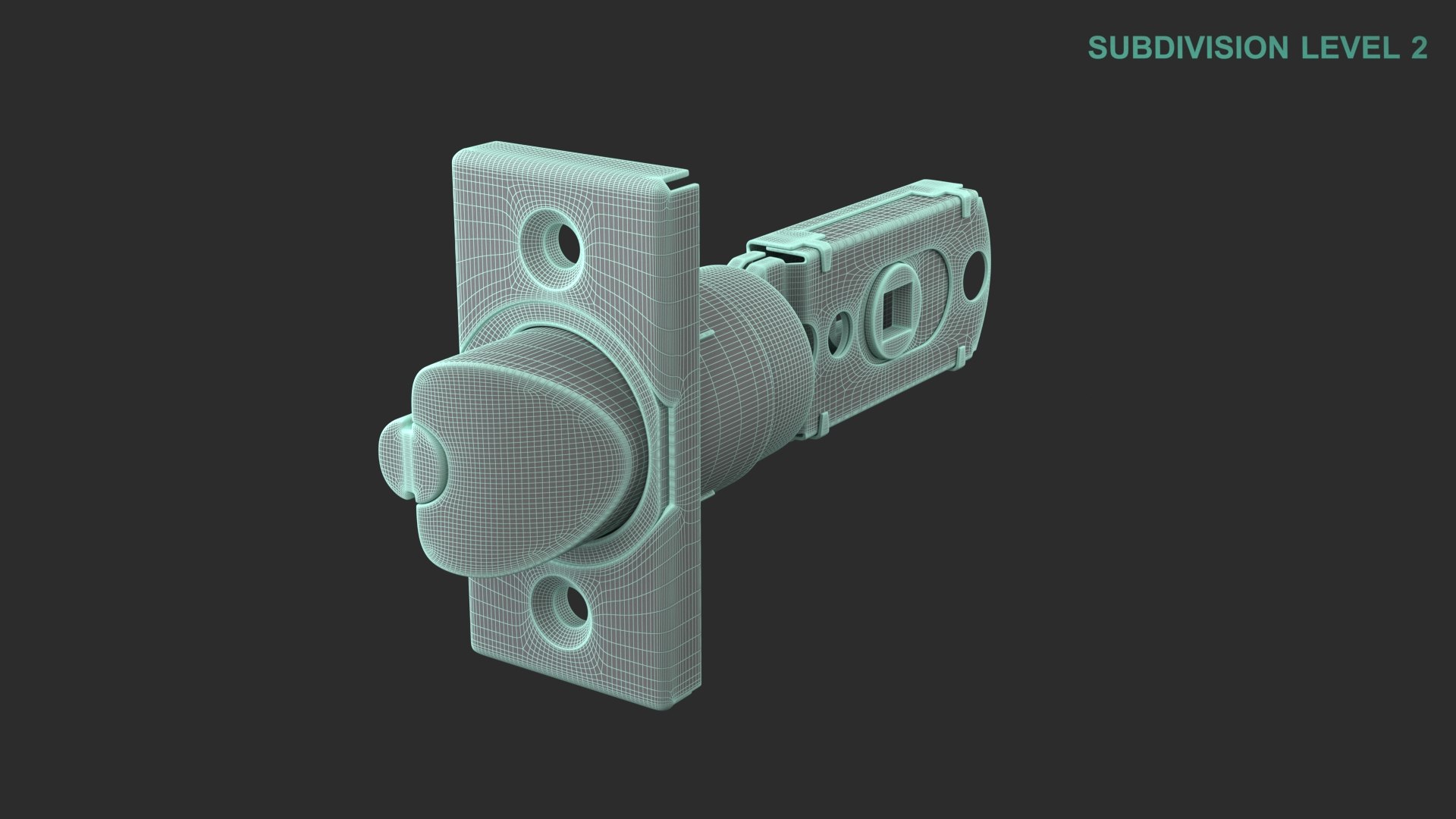 3D Smart Door Lock Model - TurboSquid 2139682