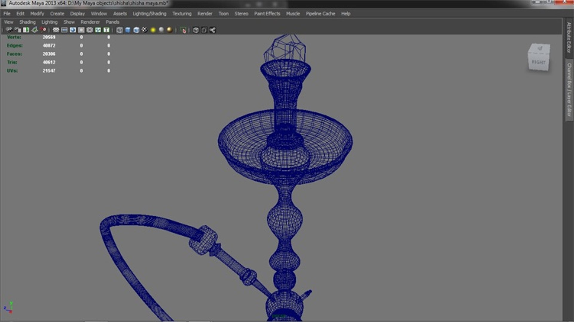3d Model Shisha