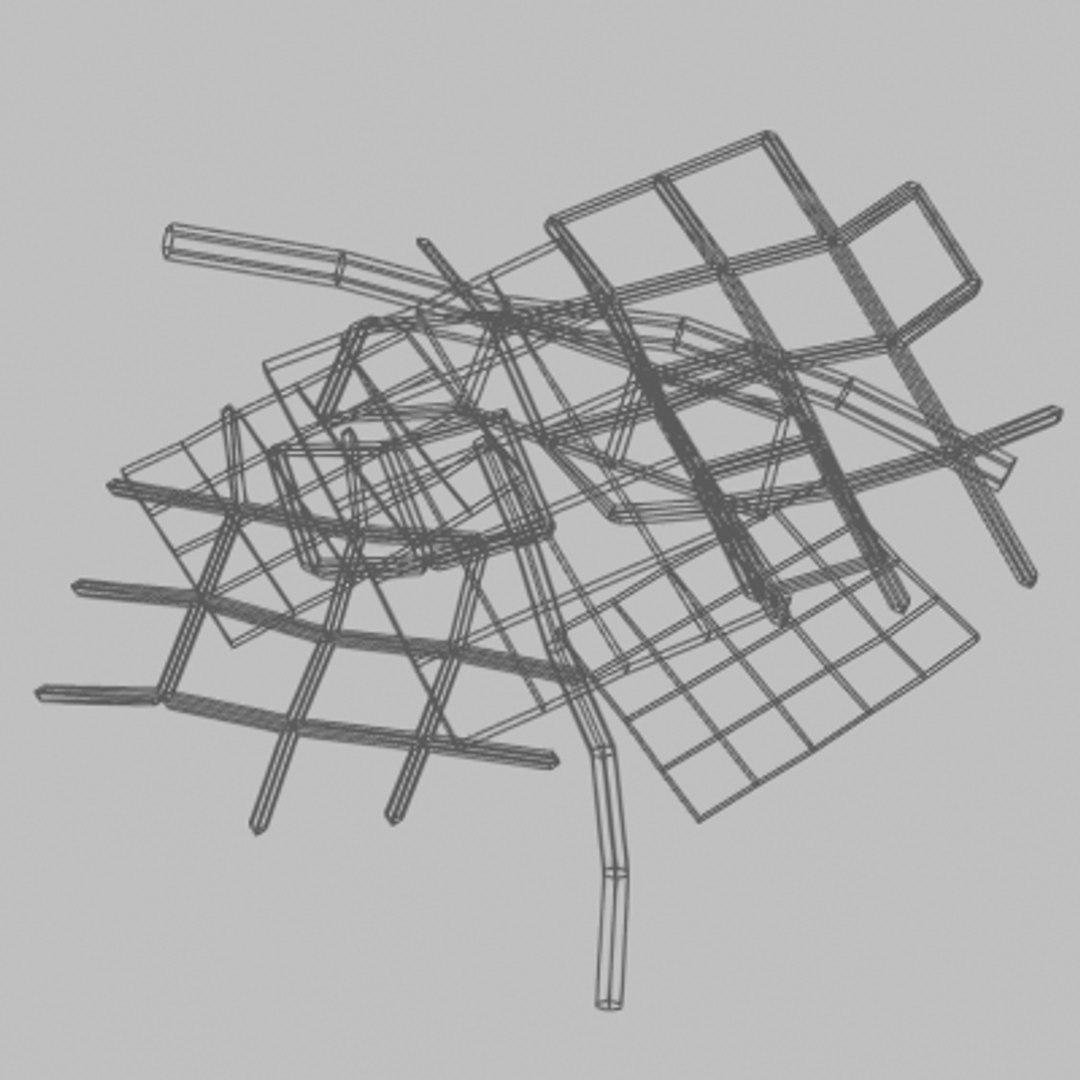 3d metal debris model