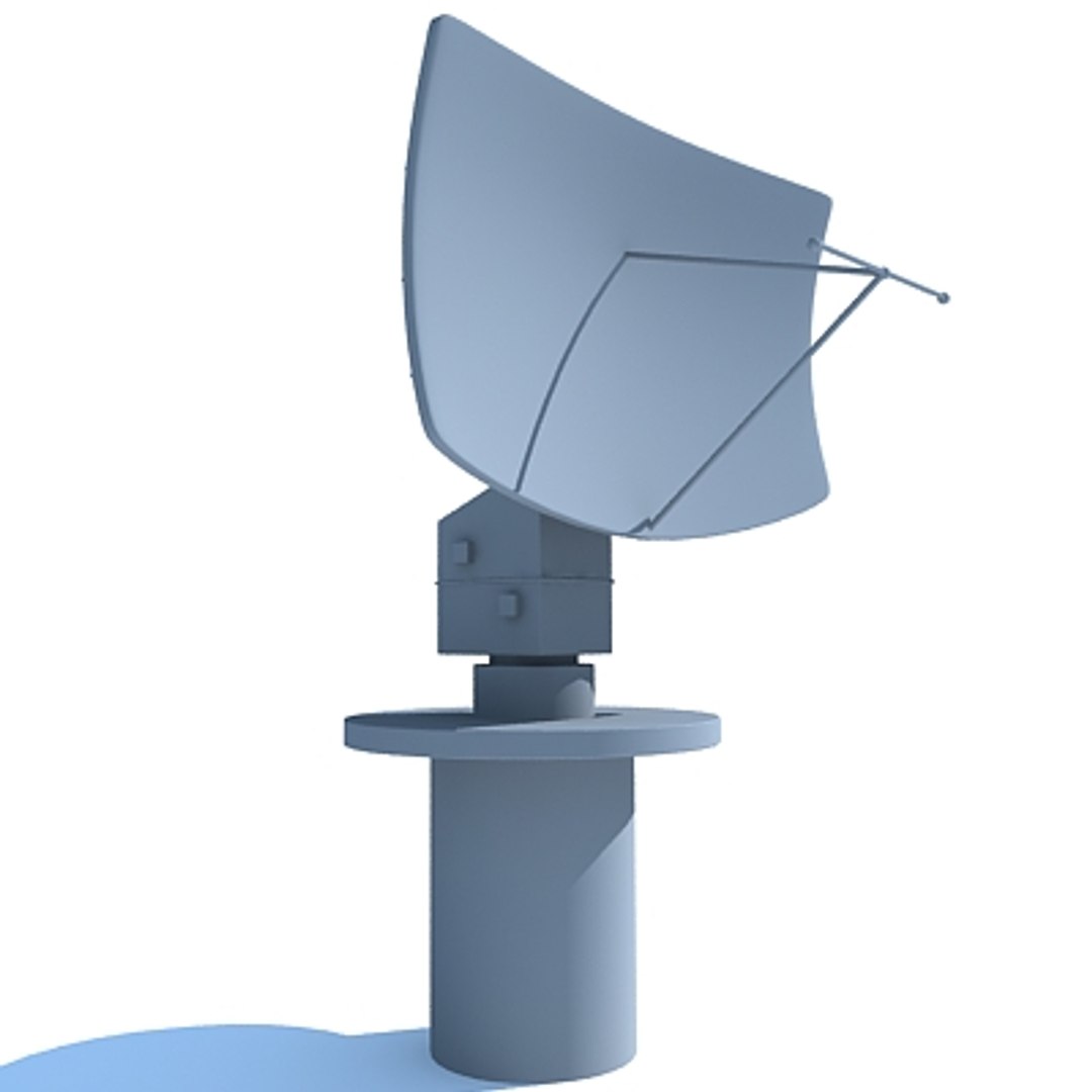 radar 3d model