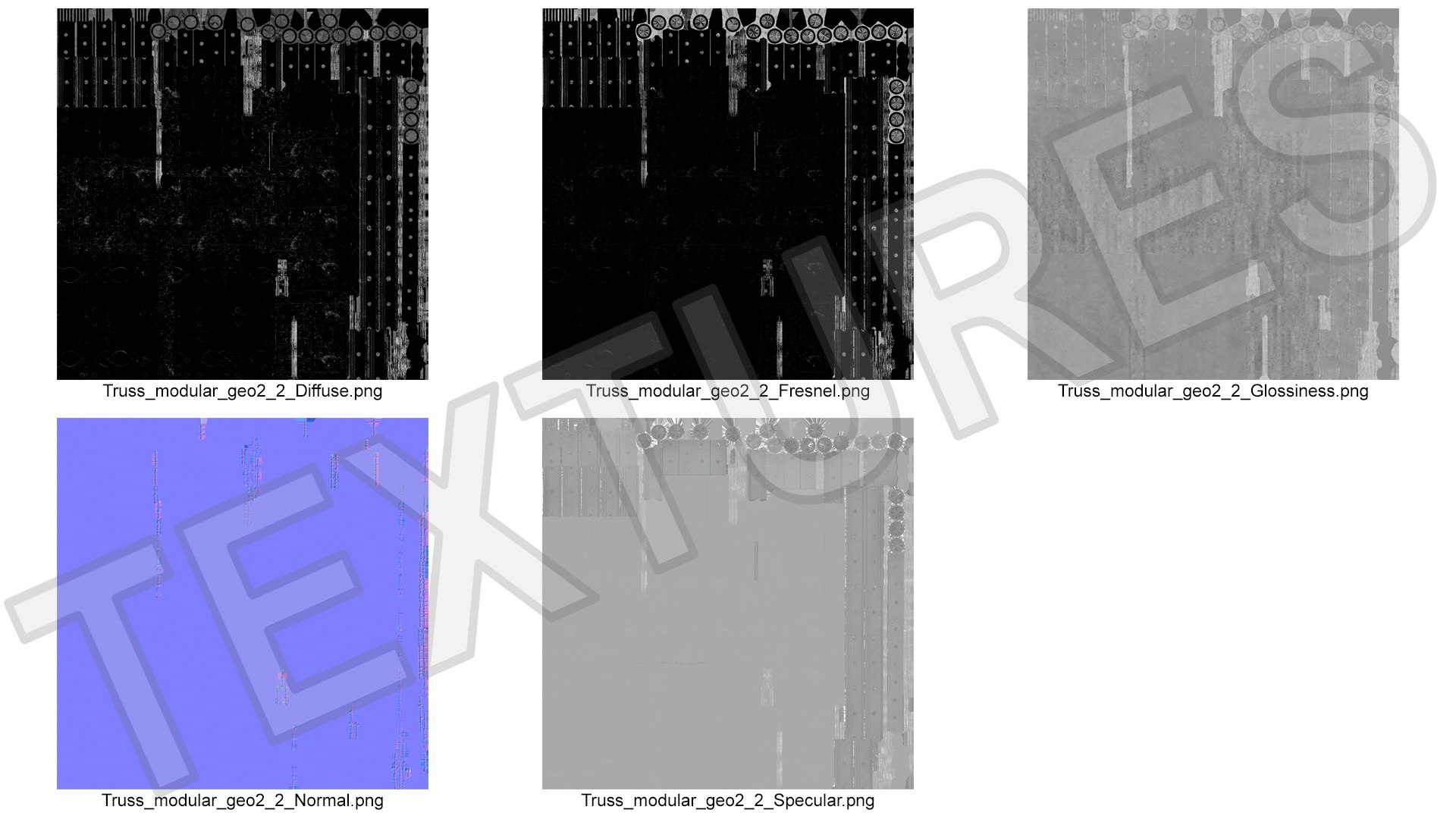Square Truss Modular Cross 3D Model - TurboSquid 2267058