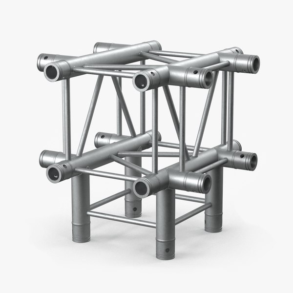 modelo 3d Estructura modular de celosía cuadrada - TurboSquid 2267058