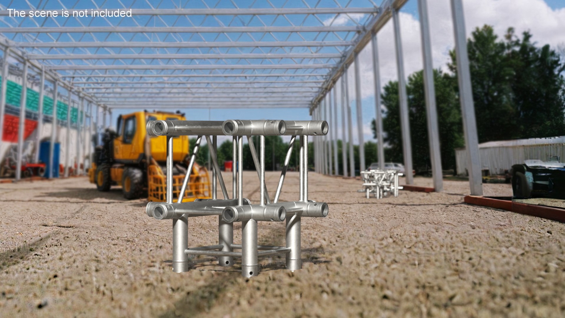 Square Truss Modular Cross 3D Model - TurboSquid 2267058