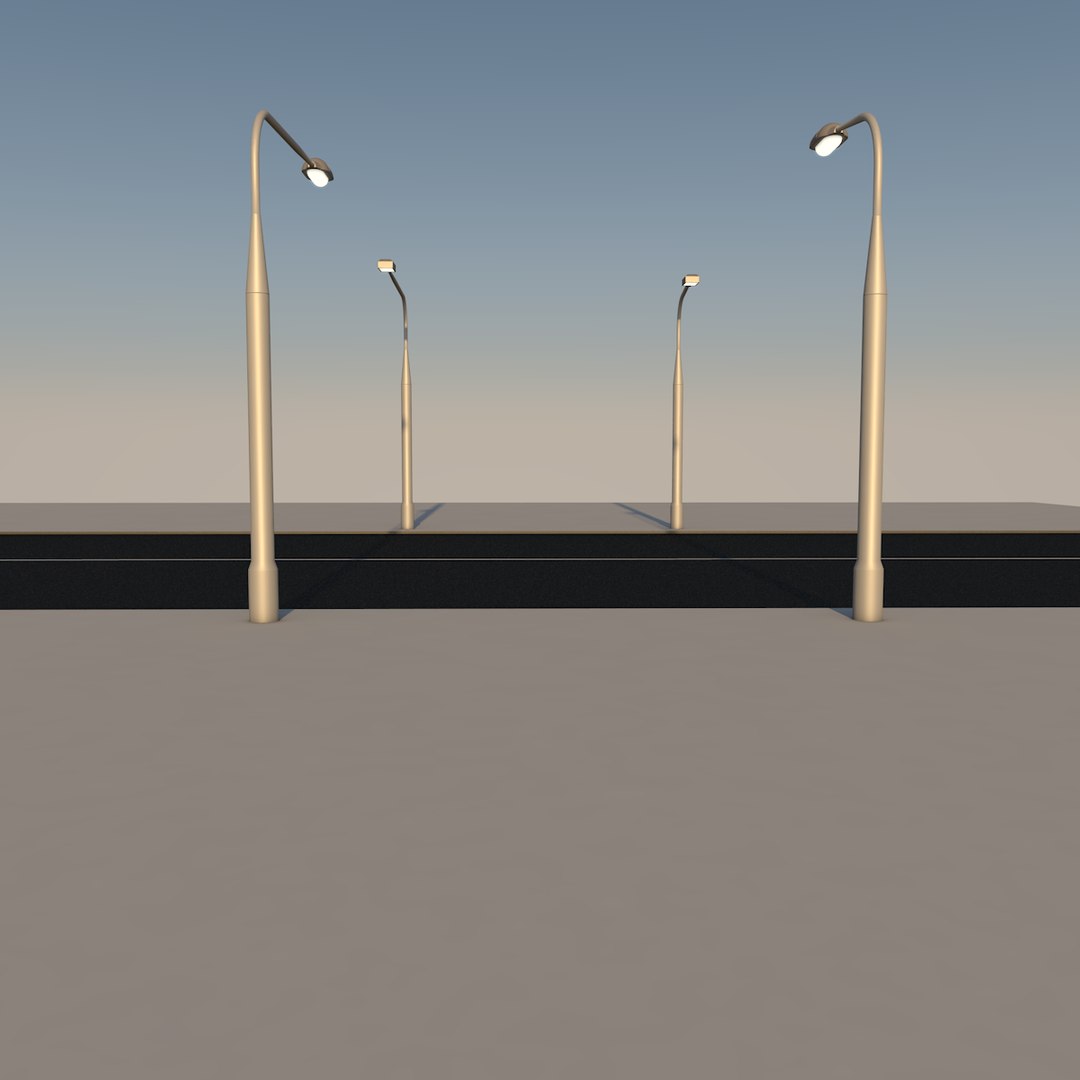 Street Lights Model - TurboSquid 1473921