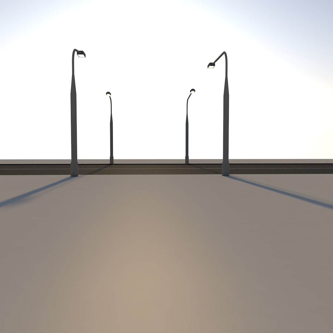 Street Lights Model - TurboSquid 1473921