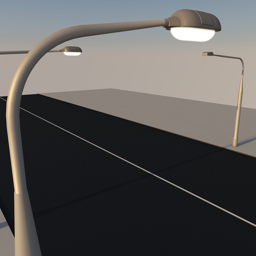 Street Lights Model - TurboSquid 1473921