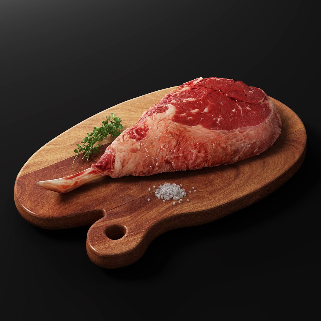 Raw Short Rib 3D - TurboSquid 1389890