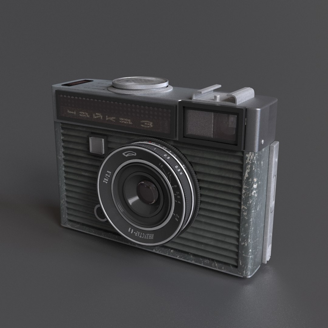 Ussr Camera Chaika 3 3d 3ds