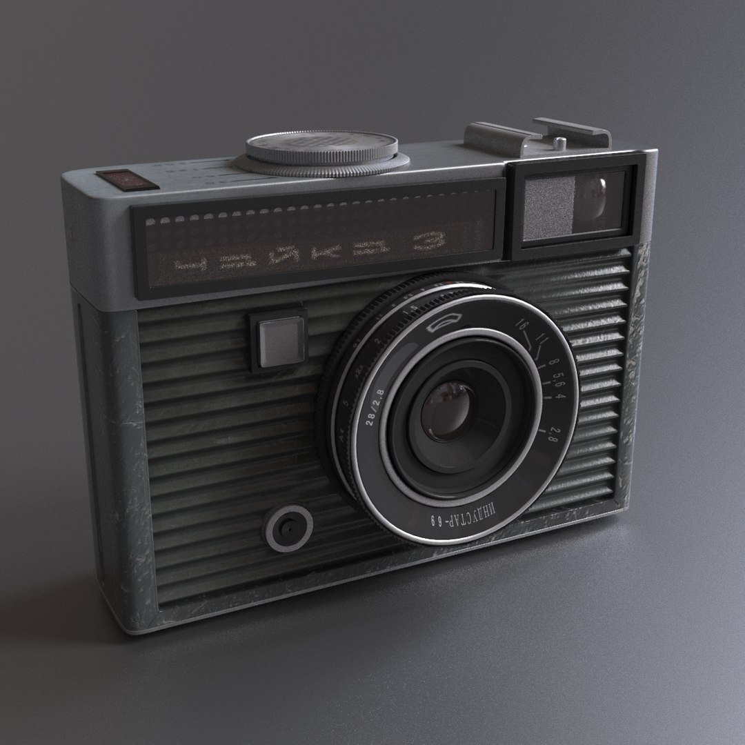 Ussr Camera Chaika 3 3d 3ds