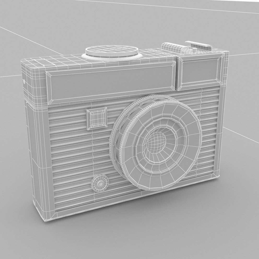 Ussr Camera Chaika 3 3d 3ds