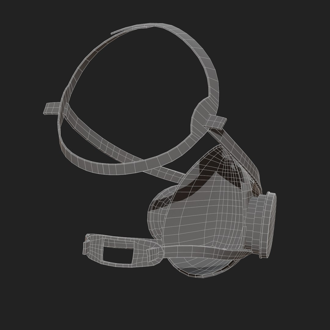 3D gas mask model - TurboSquid 1570172